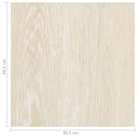 Samolepicí podlahové desky 55 ks PVC 5,11 m² béžové,  324653
