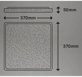 Briloner 3749-414 - LED Stropní svítidlo LINO LED/24W/230V matný chrom