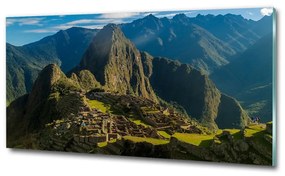 Wallmuralia Fotoobraz na skle Zřícenina Machu Pichu 100x50