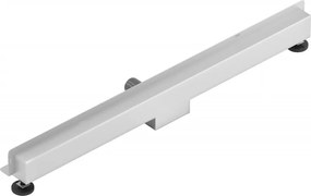 Mexen Flat nerezový sprchový žlab na zeď 80 cm vzor WALL, 1030080
