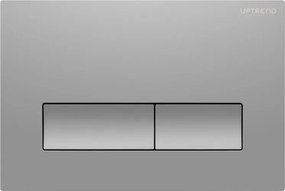 UPTrend Ovládací tlačítko pro WC podomítkové moduly YOSEMITE MATTE CHROME UP002‑MC18, chrom mat