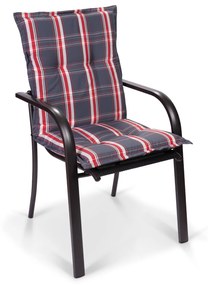Prato, čalouněná podložka, podložka na židli, podložka na nižší polohovací křeslo, na zahradní židli, polyester, 50 x 100 x 8 cm, 2 x sedák