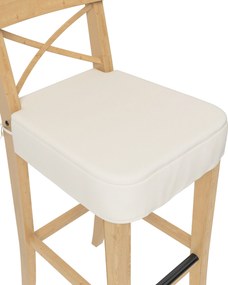 Sedák na židli IKEA Ingolf - barová barva béžová látka pletený vzor