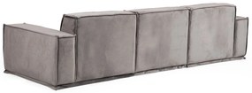 Designová 3-místná sedačka Valtina 300 cm šedá