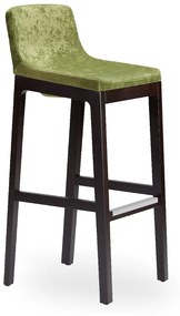 ROSSIN - Barová židle TONIC WOOD s vysokým opěrákem