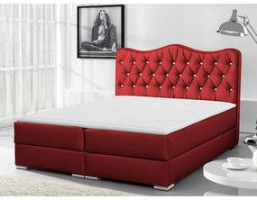 Kontinentální postel Medrins, Rozměr postele: 120x200, Barva:: ekokůže Soft 020 (grafit)