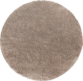 DY Karamelový kulatý huňatý koberec Camel Rozměr: 60 cm