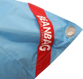 BeanBag Sedací pytel 189x140 comfort s popruhy cyan