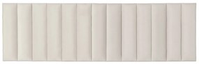 Čalouněný nástěnný panel FRAME PAROS 15x90 cm Barva: Světle šedá