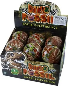 Skákací míček Dino Fossil pěnový / Hračka / 6,5 cm / od 3 let