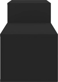vidaXL Botník 150 x 35 x 45 cm kompozitní dřevo [816913] Barva: Černá