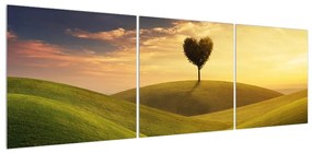 Zamilovaný obraz stromu (150x50 cm)