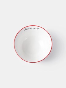 Sinsay - Keramická miska s nápisem Amour - bílá