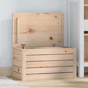 Úložný box 59,5 x 36,5 x 33 cm masivní borové dřevo - Default Title