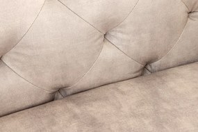 Designové křeslo Rococo šampaňský samet