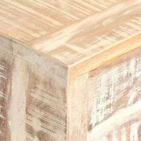 vidaXL Příborník bílý 73 x 30 x 75 cm masivní akáciové dřevo [287327]