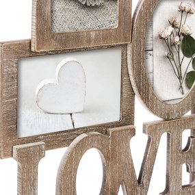 Nástěnný fotorámeček Love 40,5x42,5 cm