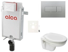 Cenově zvýhodněný závěsný WC set Alca k zazdění + WC S-Line S-line Pro SIKOAP6