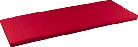 Bellatex Sedák na lavici hladký Červená 40x150 cm