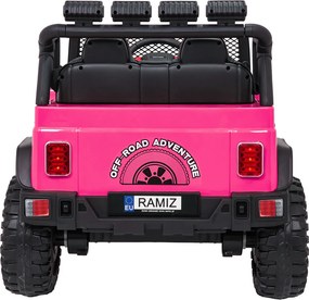 Ramiz Auto Jeep BEAST 4x4 růžové