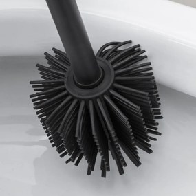 Erga Halika, náhradní WC kartáč se silikonovou hlavou, 34 cm, černá, ERG-YKA-V.WCZ-HALIKA-SILKA-BLK