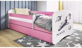 Dětská postel Babydreams Nasa růžová