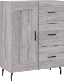 Skříň highboard šedá sonoma 69,5 x 34 x 180 cm kompozitní dřevo 3190043