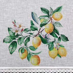 KRÁTKÁ ZÁCLONA NA PÁSCE CLOE 150X90 CM VÍCEBAREVNÁ