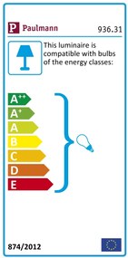 Paulmann 93631 Premium LED Nova, zápustná bodovka 1x max35W GU10, bílá, prům. 7,8cm, IP44