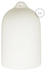 creative cables Keramické stínidlo zvon XL pro závěsné lampy Barva komponentu: Bílá