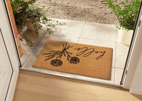Hanse Home, Rohožka Hello 105569 - na ven i na doma, 45x75, hnědá, chodba / předsíň