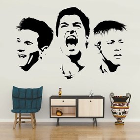 Messi Suárez a Neymar - vinylová samolepka na zeď 125x80cm