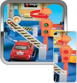 Bburago STREET FIRE Garáž s autoservisem + autíčko 1:43 / od 3 let