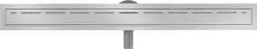 Mexen Flat 360° M03 rotační lineární odtok 80 cm chrom - 1022080-40
