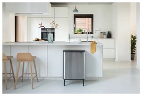 Brabantia BO TOUCH BIN HI Dotykový odpadkový koš 2x30 l - matná ocel FPP