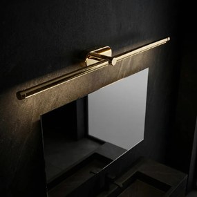 Toolight Toolight, LED nástěnné svítidlo 80cm, 13W, 4000K, 1000lm, APP1891-1W, zlatá lesklá, OSW-66046