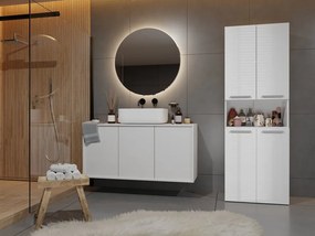 TPS Koupelnová skříňka NEL DK 1K 60 cm, Bílý lesk