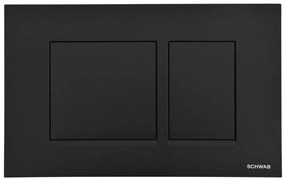 SCHWAB, SCHWAB CERES ovládací tlačítko, 246x159 mm, černá mat, P67-0190-0250