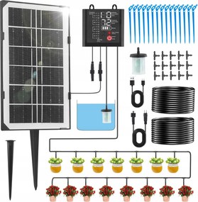 Solární Zavlažovací Systém Automatické Zavlažování Pro 15 Rostlin, Velký Set