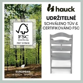 Hauck Alpha+ dřevěná židle, grey