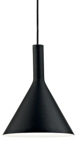 Závěsné svítidlo Ideal Lux Cocktail SP1 small nero 074344 černé 20cm