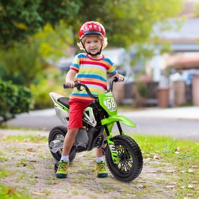 AIYAPLAY dětská elektrická motorka max. 30 kg, zelená