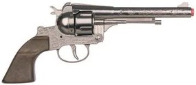 Gonher Kovbojská sada kovový revolver + šerifská hvězda 12 ran