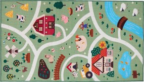 Livarno® Dětský koberec, 75 x 133 cm (farma)