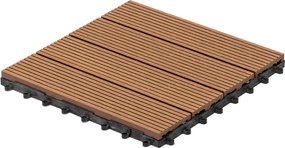 WPC dlaždice LEGI BASE 30 x 30 cm, teak