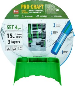 Výrobce: Procraft Procraft Modrá zahradní hadicí Procraft PR-3KGH1915F | PR-3KGH1915F