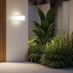 Brilagi - LED Venkovní nástěnné svítidlo PARKER LED/12W/230V bílá IP44