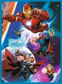 Trefl - Puzzle - Sada 3v1 Avengers: Hrdinové v akci (2x puzzle + pexes