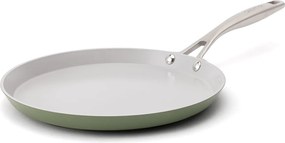 Elmich Nepřilnavá keramická palačinková pánev Zen Ø 26 cm - olivově zelená