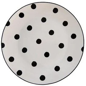 Porcelánový jídelní talíř BIG DOTS